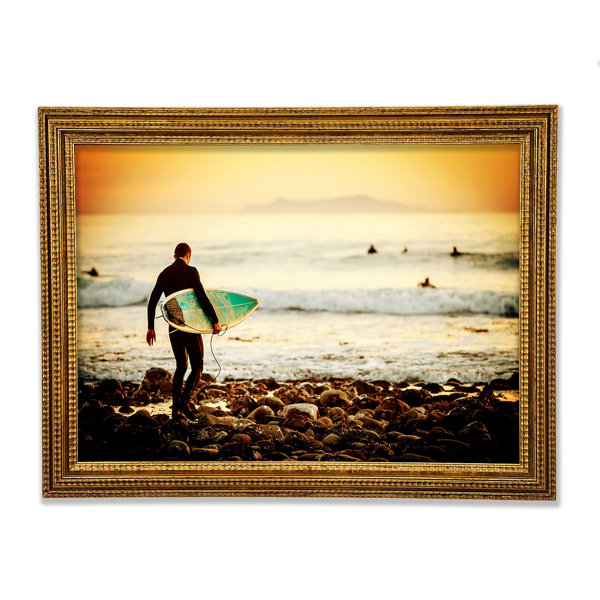 Highland Dunes Early Morning Surf Framed Print | Wayfair.co.uk